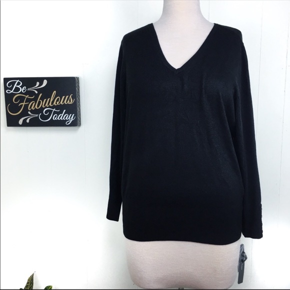 JM Collection | Sweaters | Nwt Jm Collection 3x Pullover Vneck Sweater ...